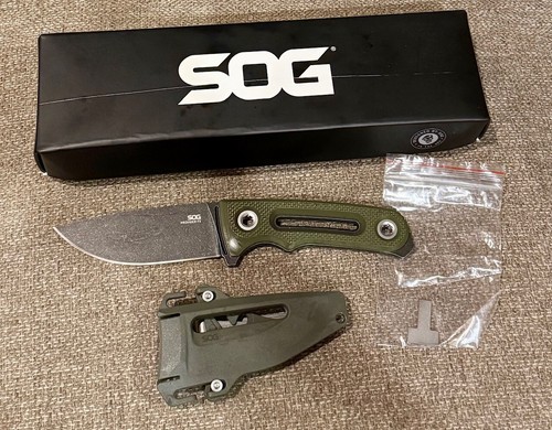 SOG Provider FX Fixed Blade Knife G-10 Green (3.25" SW) 17350157 | eBay