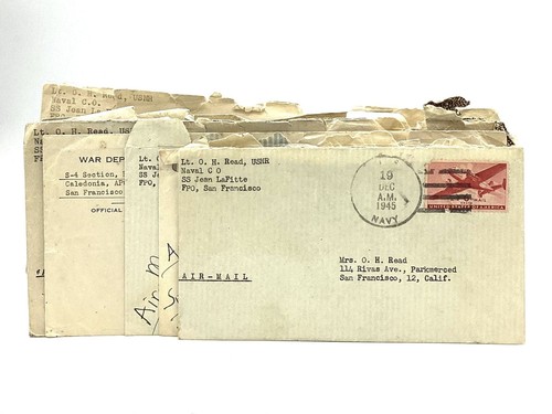 World War II / LETTERS OF A U.S NAVY LIEUTENANT DEPLOYED IN THE PACIFIC ...
