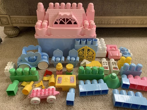 MEGA BLOKS Fairytale PALACE Castle #607 Princess BLOCKS Set Ritvik 1995 ...