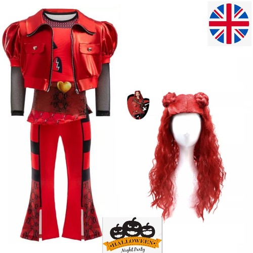 New Kids Descendants The Rise of Red Cosplay Costume Halloween Coat Top ...