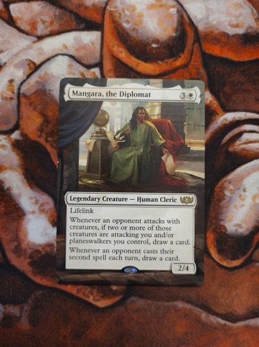 Magic the Gathering Mangara, the Diplomat Hand Painted Unique Custom ...
