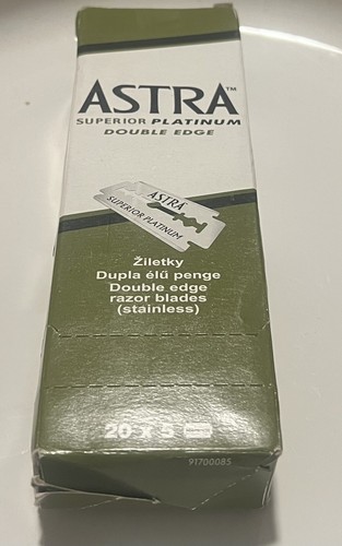 Astra Superior Platinum Double Edge Shaving Razor Blades 100 Pcs | eBay