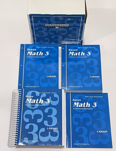 Saxon Math 3 Home School Study Kit 3rd Grade Set | eBay