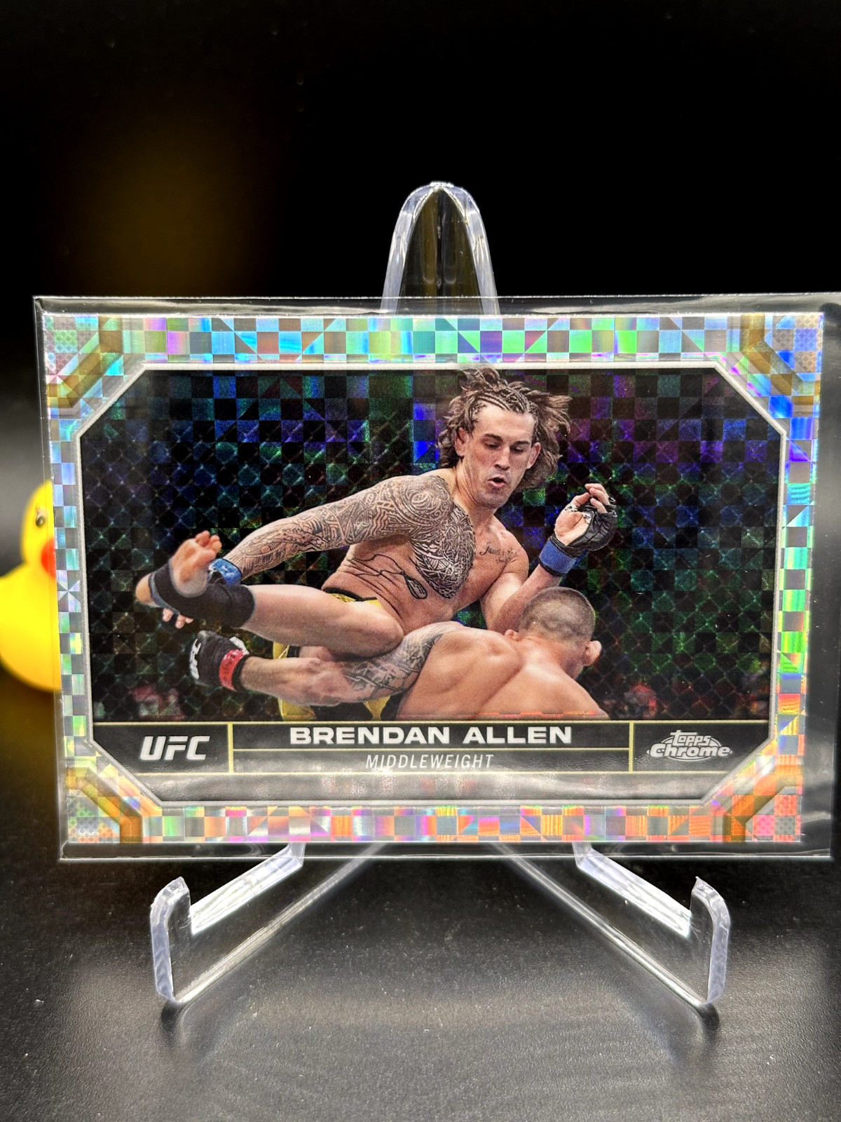 Brendan Allen 2024 Topps Chrome UFC #32 X-Fractor Price Guide - Sports ...