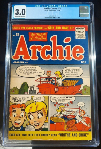 Archie #78 (ARCHIE COMICS Publications, Inc. June 1964) for sale online ...