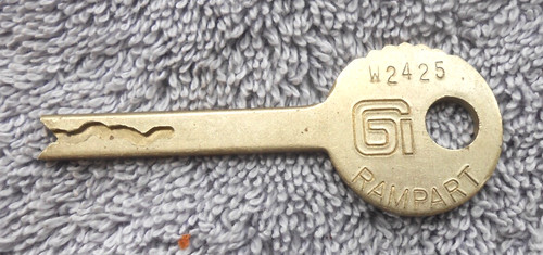 Money Coin Box GREENWALD RAMPART key # W2425 | eBay