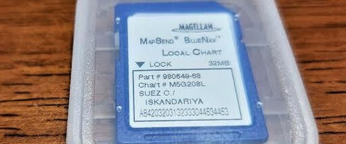 Magellan Mapsend BlueNav Local Chart Suez C. / Iskandrariya M5G208L ...