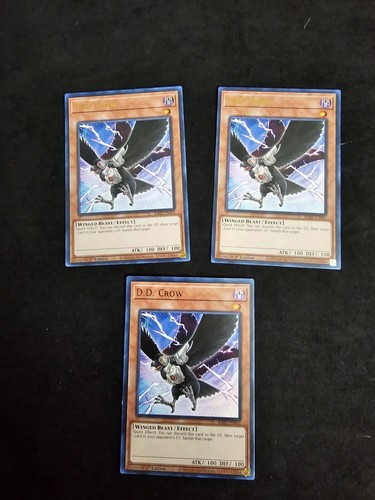 Yugioh! 3x D.D. Crow Ultra Rare Rarity Collection 2 II RA02-EN002 | eBay