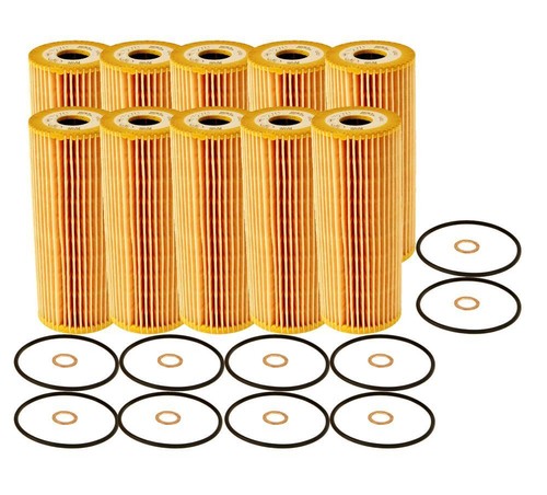 Mann Set of 10 Engine Oil Filters for Mercedes W124 W202 W140 R170 R230 ...