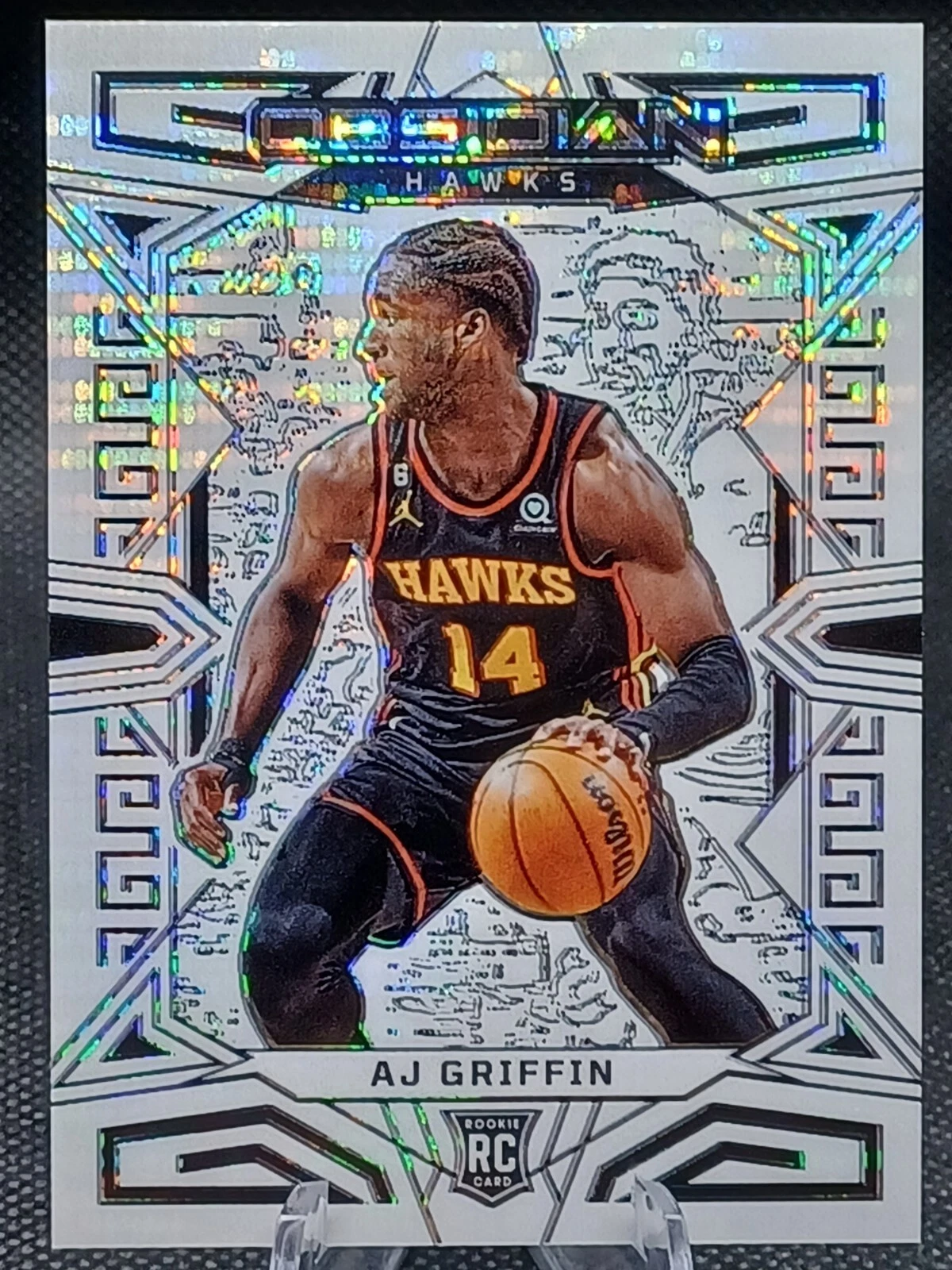 AJ Griffin 2022 Obsidian #160 Electric Etch White Pulsar Price Guide ...