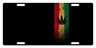 RASTA Flag Custom License Plate Rastafarian Emblem Lion Version | eBay