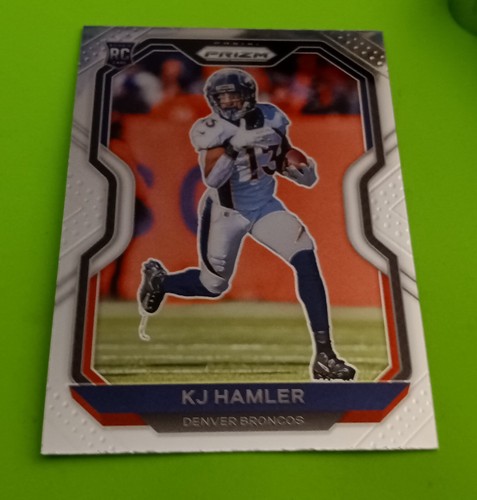 2020 Prizm Football KJ Hamler ROOKIE Card Base #315 Denver Broncos NFL ...