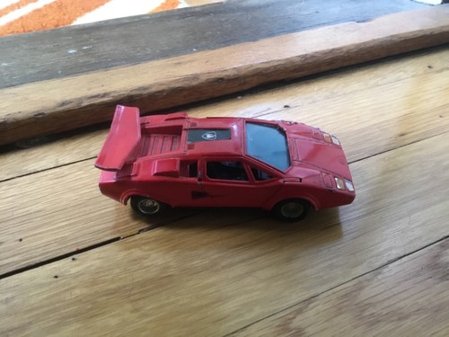 Shinsei Mini Power 1:38 Scale Lamborghini Silhouette, #406, Rare, Red ...