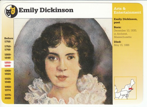 EMILY DICKINSON American Poet Portrait 1995 GROLIER STORY OF AMERICA ...