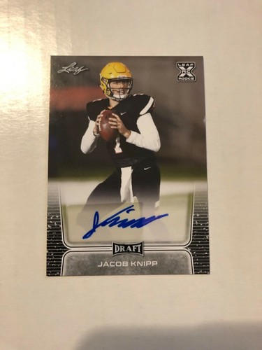 2020 Leaf Draft JACOB KNIPP Autograph Card Northern Colorado | eBay