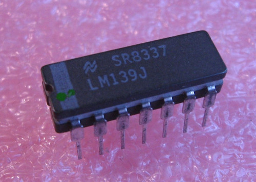 LM139J IC National Semiconductor Quad Comparator Ceramic Package LM139 ...