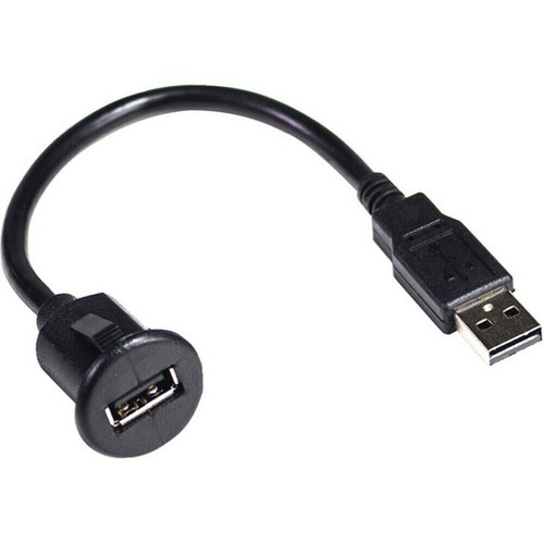 PAC USBDMA6 6' USB Extension Cable Adaptor w/ Dash Mount Bracket for ...
