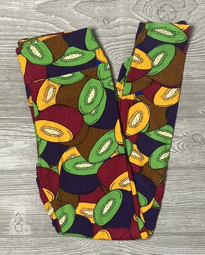 NEW Vintage Lularoe Leggings Kiwi Avocado Food Os One Size | eBay