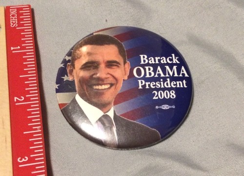 Barack Obama 2008 campaign pin button political 2.25” | eBay