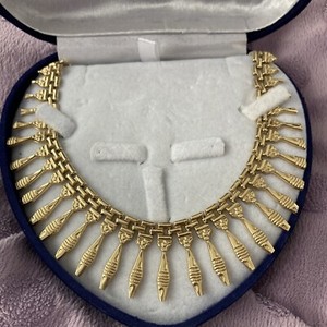 gold cleopatra necklace products for sale | eBay