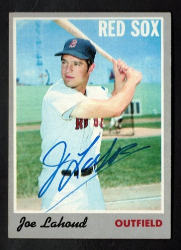 1970 Topps Joe Lahoud Card #78 Autograph Signed Red Sox | eBay