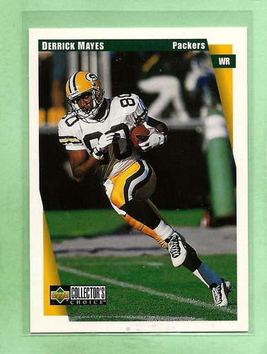 DERRICK MAYES - 1997 Collector's Choice - #501 - Packers - Comb ...