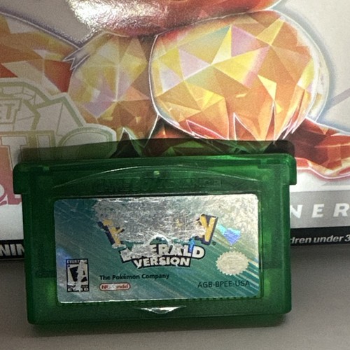 Pokémon Emerald Version (Authentic) Plus Nintendo Gameboy SP with ...