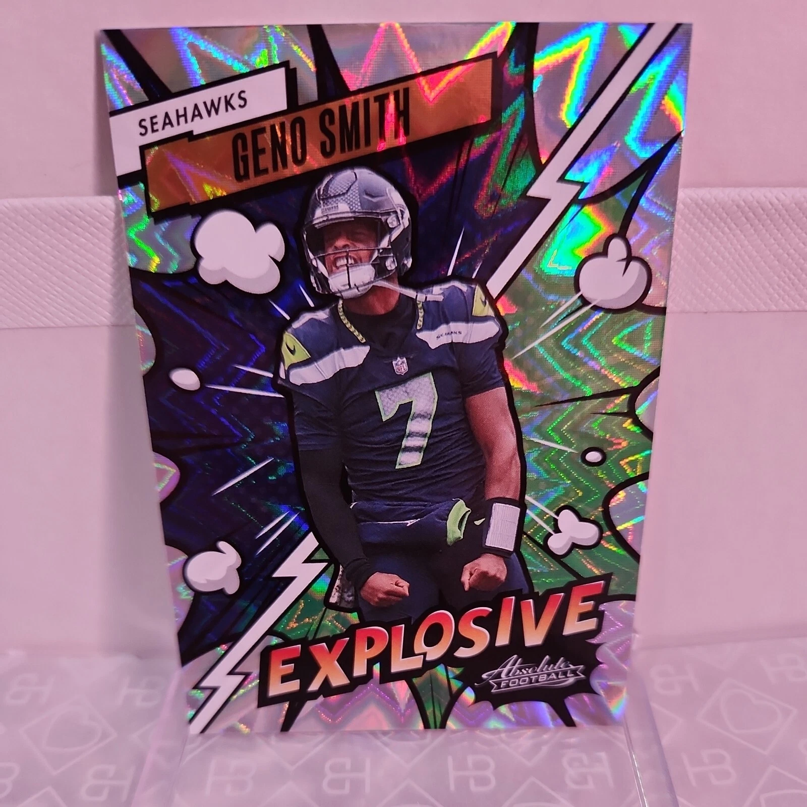 Geno Smith 2023 Absolute #7 Explosive RAW Price Guide - Sports Card ...