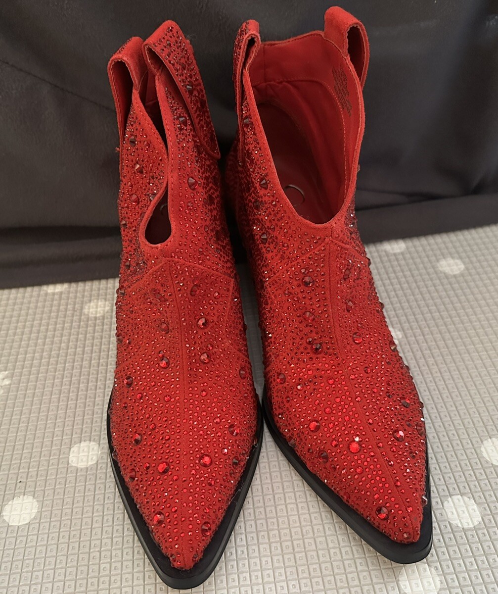 Jessica Simpson Red Cowboy Boots
