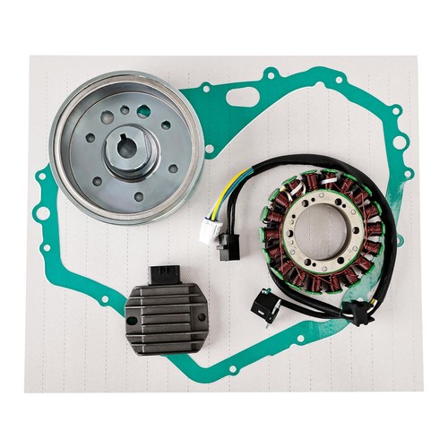 Flywheel Rotor Stator Regulator & Gasket For Suzuki Eiger 400 Manual 02 ...
