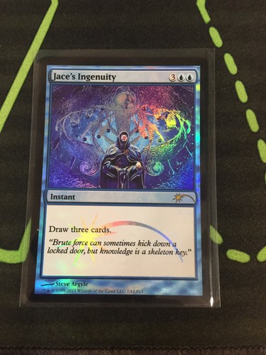 MTG Magic The Gathering Jace’s Ingenuity Foil Promo Blue Instant ...