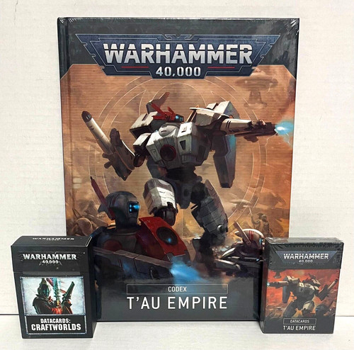Warhammer 40k 9th Edition Lot of 2 T'au Empire Codex & Data Cards & Craftworlds | eBay