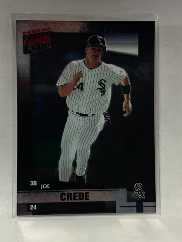 2001 Donruss Best of Fan Club Spotlight #d/100- Joe Crede #107 | eBay