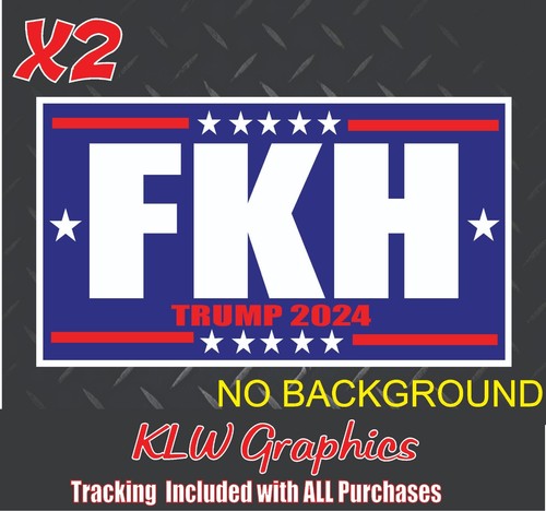 FKH Convicted Felon Decal Sticker We The People Truck Trump 2024 USA ...