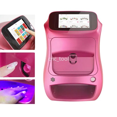 3D Touch Screen Nail Printer APP DIY Auto Nail Art Printing Machine w ...