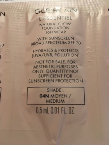 Guerlain Natural Glow Foundation with Sunscreen -Medium(04N) | eBay