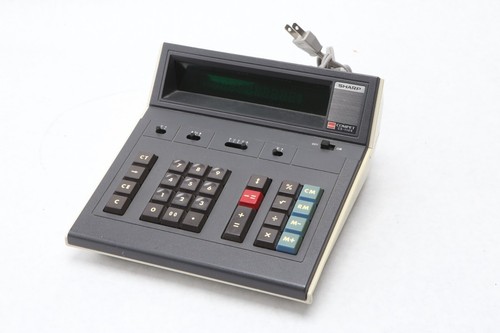 MID CENTURY Vintage 1977 Sharp Compet CS 1109 Desktop Desk Calculator Japan N13 | eBay