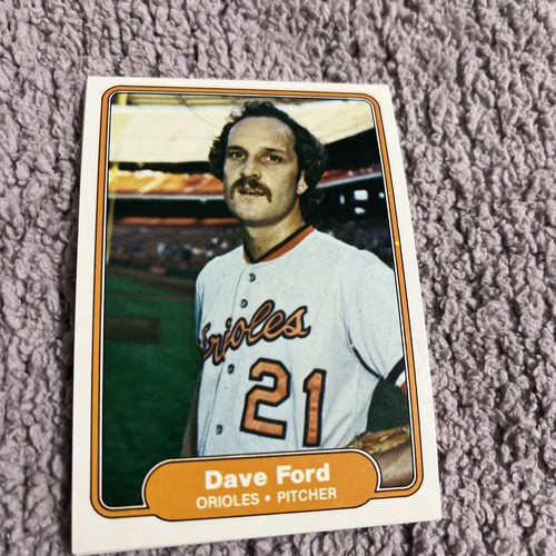 1982 Fleer #166 Dave Ford Baltimore Orioles | eBay