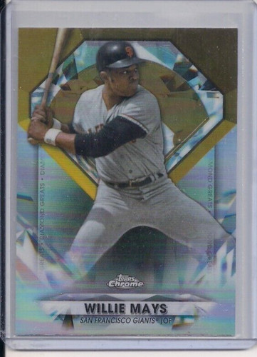 2022 Topps Chrome Diamond Greats Willie Mays | eBay