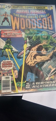 Marvel Premiere #31 FIRST APPEARANCE OF WOODGOD KIRBY COVER VF 1976 | eBay