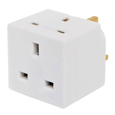 2 way plug adaptor products for sale | eBay UK