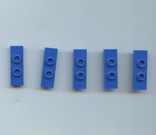 LEGO x 5 Blue Plate, Modified 1 x 3 with 2 Studs (Double Jumper) | eBay