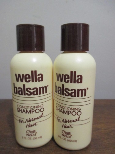 2x small* Wella Balsam Conditioning Shampoo 2 oz for normal Hair ...