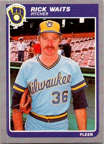 1985 Fleer Baseball 600 Rick Waits | eBay