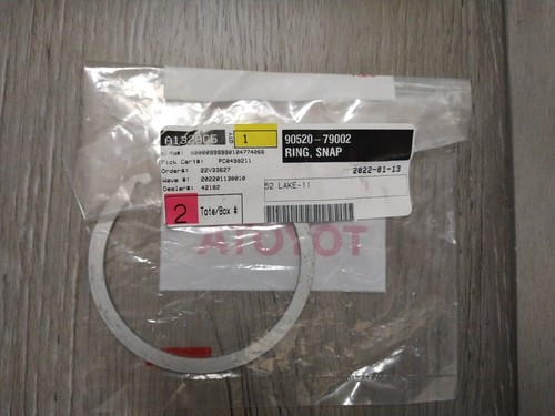 TOYOTA LEXUS FACTORY FRONT AXLE HUB SNAP RING 90520-79002 RX350 ...