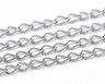 6ft Silver plated Findings Curb Link opened Chains 6.4x4.2mm Jewelry ...