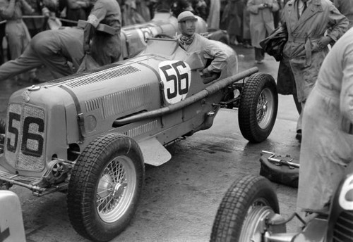 Marcel Lehoux, ERA B, on the grid 1936 Motor Racing Old Photo 1 | eBay