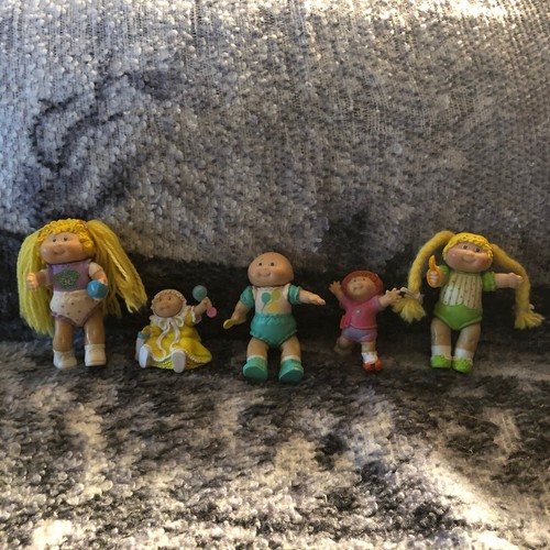 Vintage Cabbage Patch Kids Mini Figurines Lot of 5 | eBay