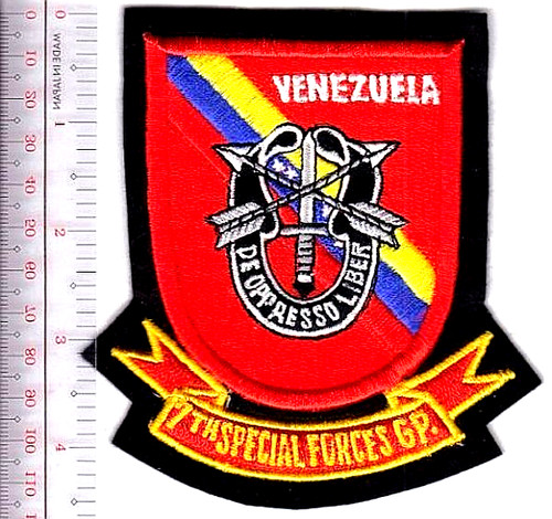 Green Beret US Army Venezuela 7th Sp'l Forces Group Fort Gulick vel NO ...
