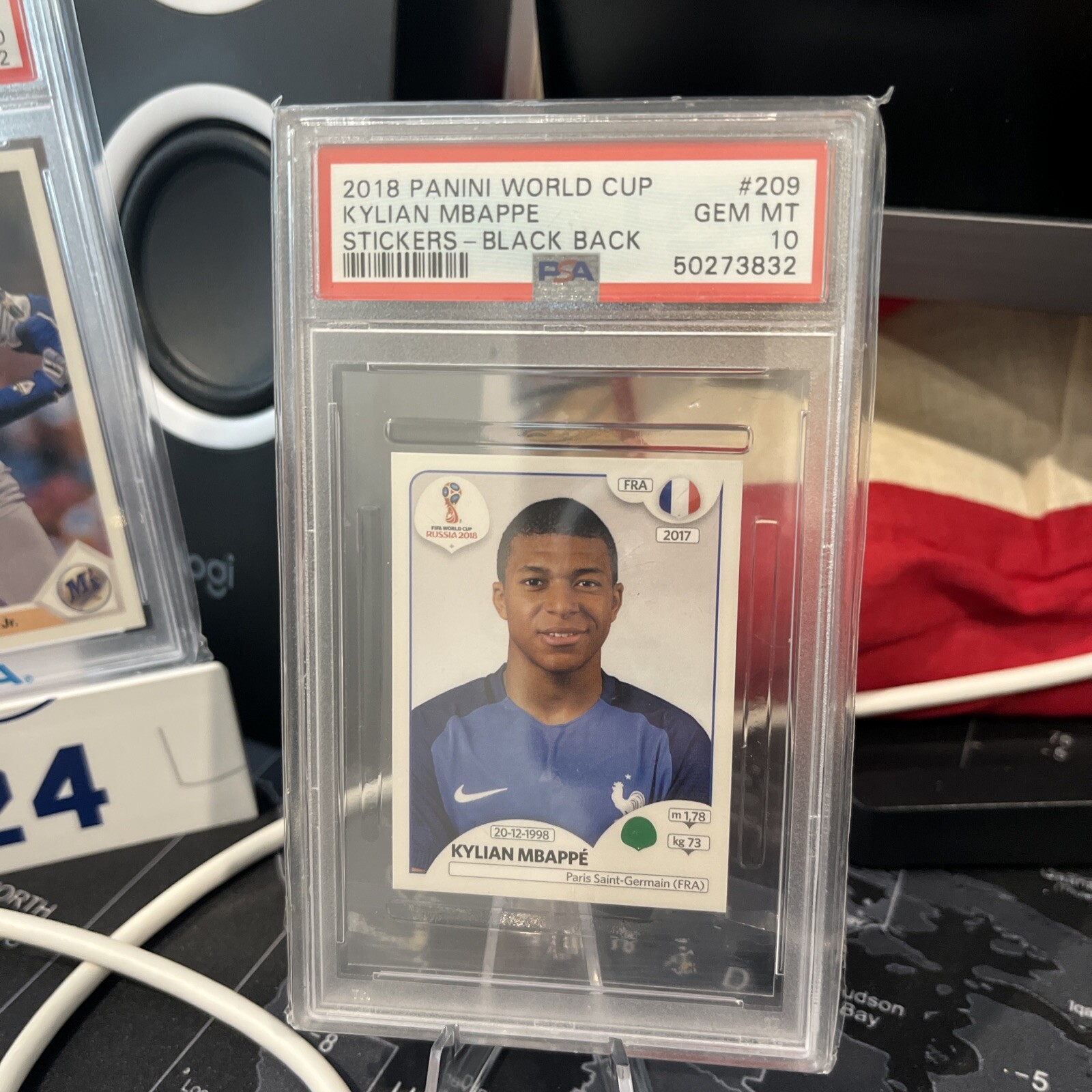 Kylian Mbappe 2018 Panini World Cup Stickers #209 Black Back Price ...